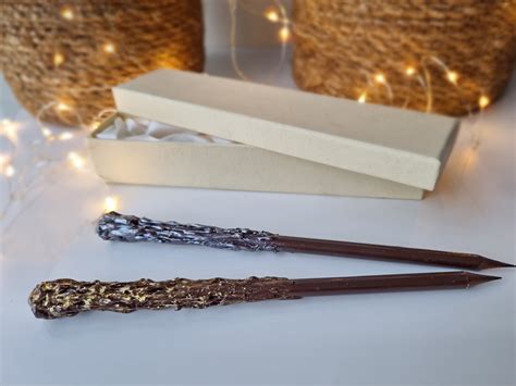 Magic Wand Pencil And Magic Wand Pen Wizard Party Ts Hp Etsy