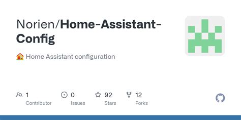 Github Norienhome Assistant Config Home Assistant Configuration