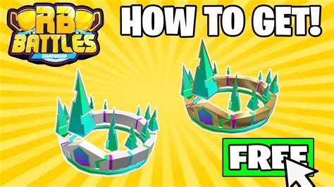 How To Get RB Battles Golden Crown Of Courage For FREE In Roblox YouTube