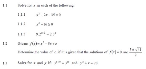 Solved Solve For X In Each Of The Following Chegg Com