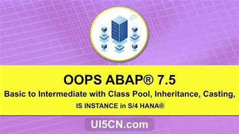 Oops Abap® 75 Basic To Intermediate With Class Pool Inheritance