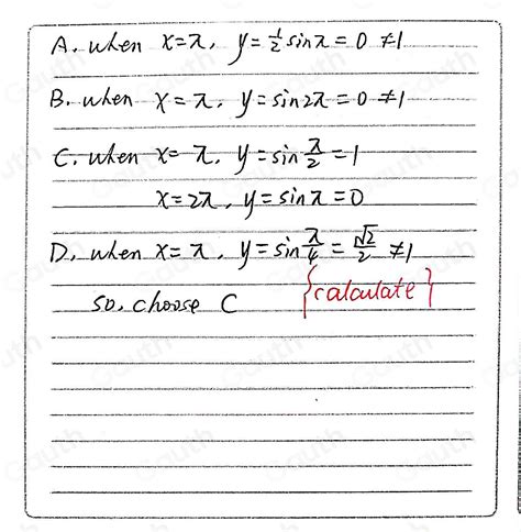 Solved Select The Correct Answer Which Equation Matches The Function Shown In The Graph A Y