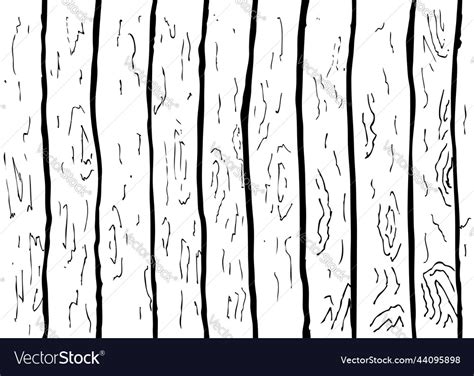 Simple Hand Draw Sketch Seamless Black And White Vector Image