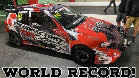 Speedfactory Racing Awd Civic World Record 718 199 At Tx2k 2022 🤯