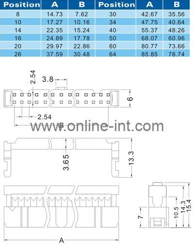 Online Techno System Frc Idc Socket Frc Female
