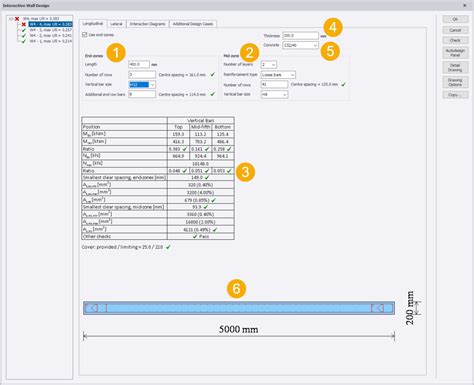 Interactive Wall Design Dialog Box Trimble User Assistance