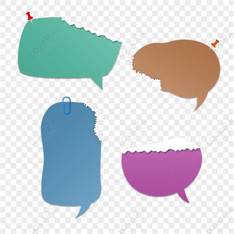 레트로 찢어진 종이 연설 거품 대화 메모 일러스트 찢어진 종이 일러스트대화 상자메모 용지 Png 일러스트 무료 다운로드 Lovepik