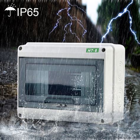 Ht 8强电箱户外防水配电箱家用明装塑料空气开关盒pz30分线箱虎窝淘