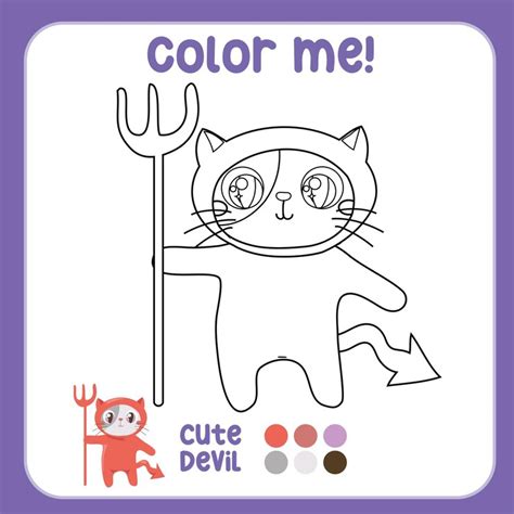 할로윈 워크시트 페이지 색칠하기 아이들을 위한 재미있는 활동 어린이를 위한 교육용 인쇄용 시트 프리미엄 벡터