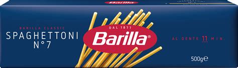 Макароны Barilla Spaghettoni №7 паста Спагеттони 500 г 8076808150072 купить по низкой цене в
