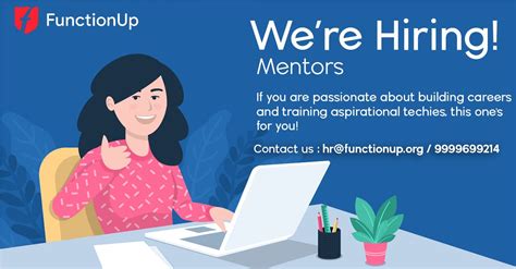 Functionup On Linkedin Hiring Mentors Hiringmentors Techjobs Techmentors Functionup