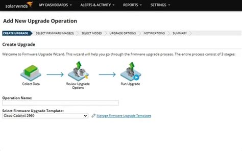 Cisco Ios Upgrade Automation Cisco Firmware Upgrade Solarwinds