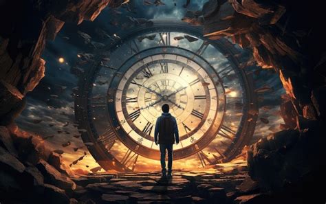 Premium Photo A Clock Architect Man Seeing