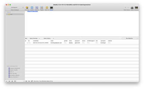complete to signup and password hashing structure
