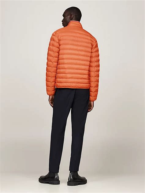 Water Repellent Packable Padded Jacket Orange Tommy Hilfiger