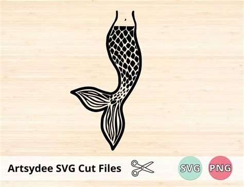 5 Mermaid Tails SVG FREE Artsydee Drawing Painting Craft Creativity
