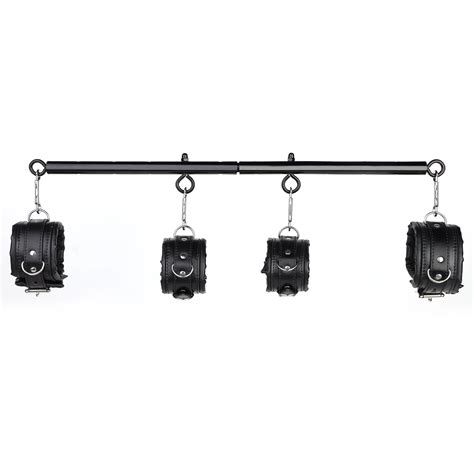 Blackgolden Extendable Spreader With Handcuffs And Anklecuffs Sex