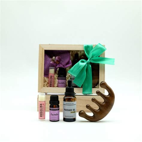 Minilux Raya Tset Pampering Massage Set With 100 Pure Essential