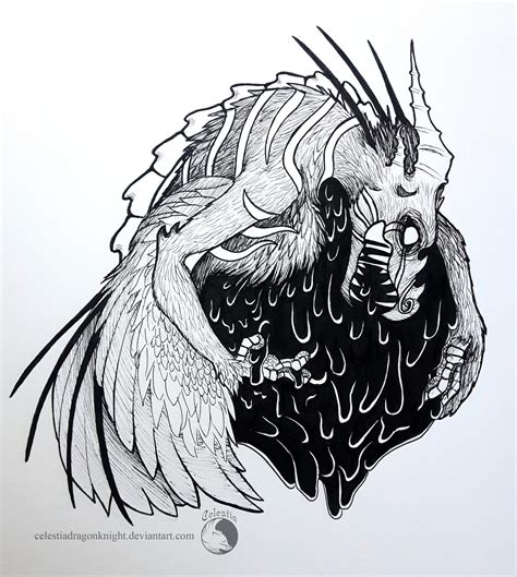 Inktober 2016 4 Melting By Celestia Knight On Deviantart