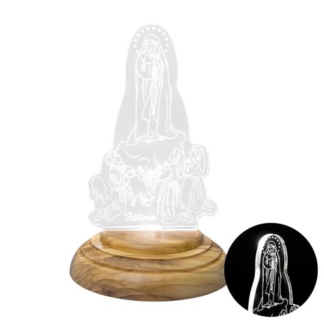Statue Of Our Lady Of Fatima With Led Light Myriam