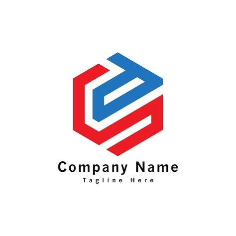 premium vector sd letter creative polygon shape logo design