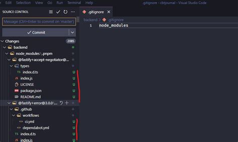 anyone knows why my git ignore wont work for sub folders i have the