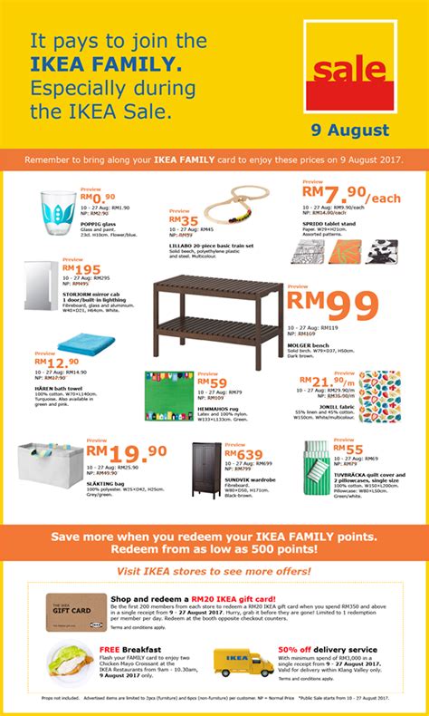 IKEA 一天特别大减价最低只需要RM0 99 Leesharing