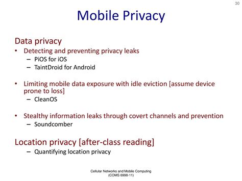 Cellular Networks And Mobile Computing Coms Fall Ppt Download