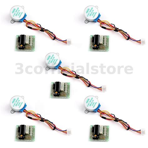 5 Set Arduio Diy Kit Uln2003 Driver Module Board28byj 48 5v 12v