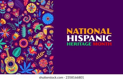 Hispanic Heritage Month Vector Web Stock Vector Royalty Free Shutterstock