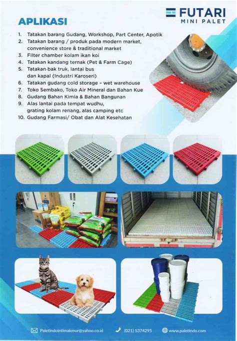 Jual Alas Kandang Palet Plastik Tatakan Kandang Footrest X X Cm Biru Di Seller