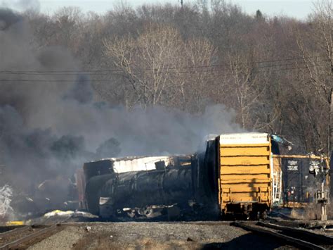 Ohio Crews Conduct A Controlled Release Of Toxic Chemicals From