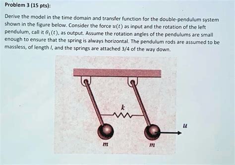 Problem 3 15 Pts Derive The Model In The Time Domain And Transfer Function For The Double