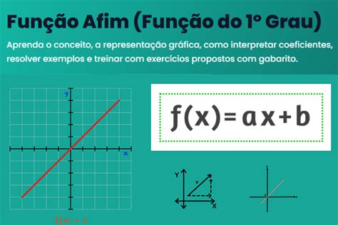 Função Afim Ou Ou Do 1º Grau