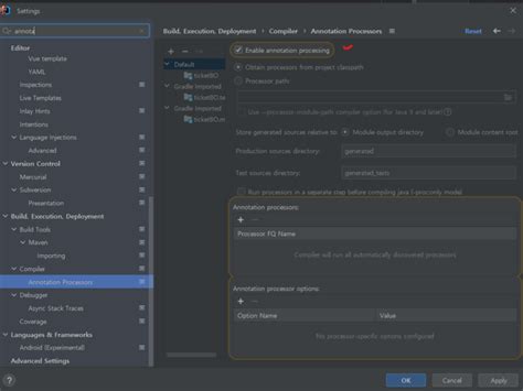 Java Jps Incremental Annotation Processing Is Disabled Jaeuks Space Intellij Java