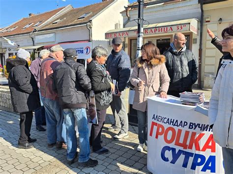 СНС Гроцка Активисти Месног одбора СНС Гроцка организовали су данас штандове на