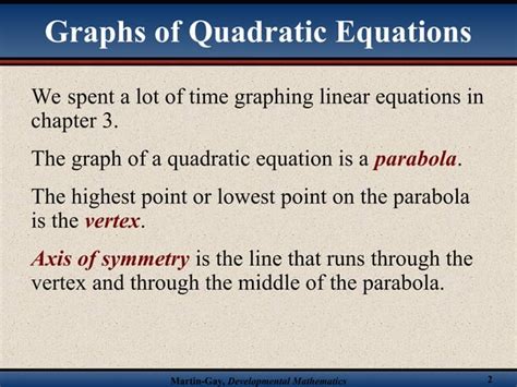 Graphical Method Quadratic Equations Ppt
