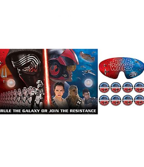 Amscan Star Wars Episode Vll Party Game Multicolor Winner Party