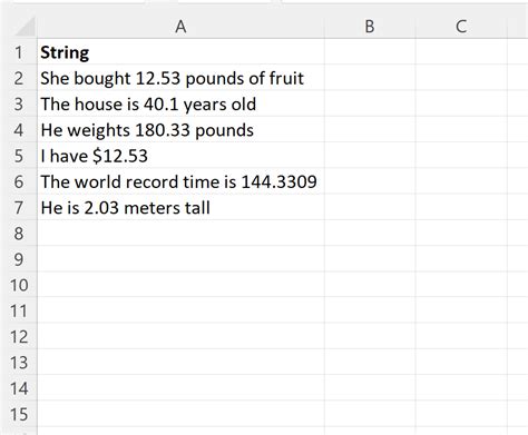 Excel How To Extract Decimal Number From String