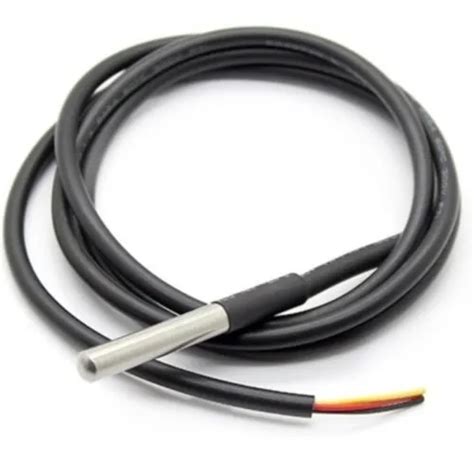 sensor de temperatura ds18b20 sumergible agua arduino 6 pzas mercadolibre
