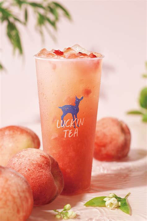 瑞幸咖啡 Luckin Coffee 6月（水蜜桃、蜜桃、桃）影峰空间 站酷zcool