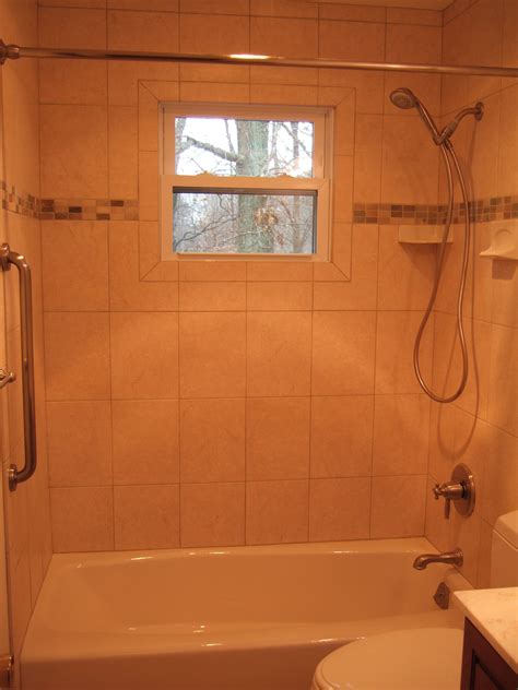 Bathroom Tub Shower Window In Shower Rental Bathroom Shower Niche