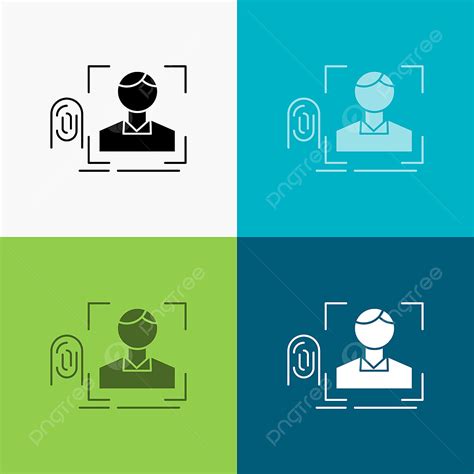 Finger Fingerprint Recognition Scan Scanning Icon Over Vario Scan Icons Finger Icons