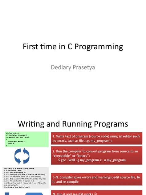 First Time In C Programming Pdf Pointer Computer Programming
