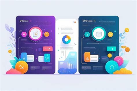 Premium Photo Uiux Differences Concept Illustration
