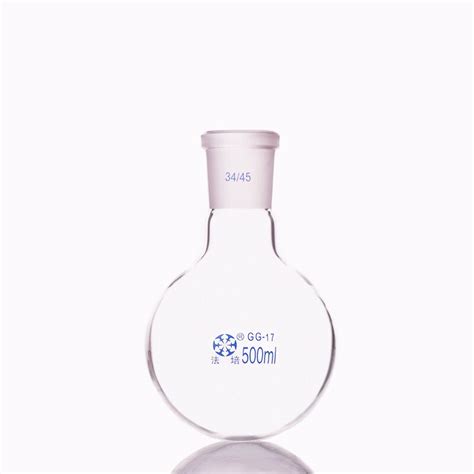 단일 표준 입 둥근 바닥 플라스크 용량 500ml 및 조인트 3445 단일 목 둥근 플라스크플라스크 Aliexpress