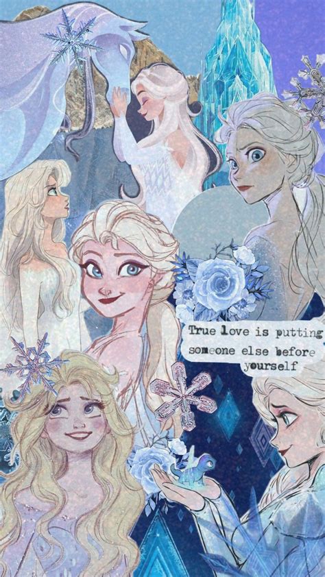 Elsa Frozen Frozen2 Queenelsa Icequeen Ice Disney Winter Blue