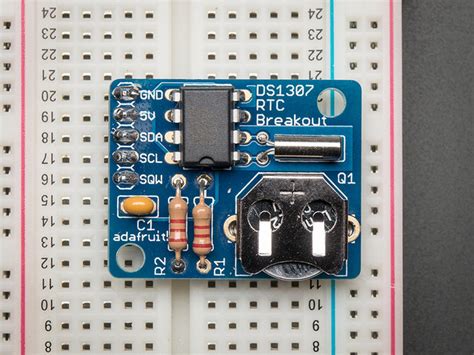 Arduino Library Ds1307 Real Time Clock Breakout Board Kit Adafruit