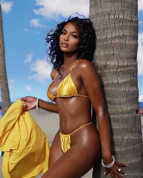 Savanna Tomlinson Sexy In White And Yellow Oh Polly Bikini 9 Photos