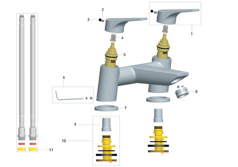 Bristan Vantage Bath Filler Tap Spares Bristan Bathroom Taps